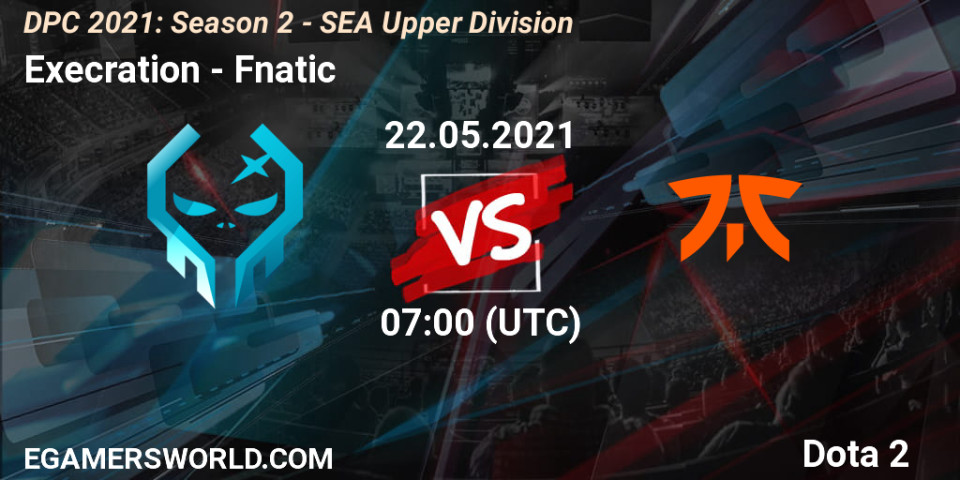 Execration vs Fnatic: Betting TIp, Match Prediction. 22.05.2021 at 07:02. Dota 2, DPC 2021 ...
