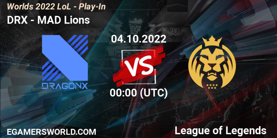 DRX VS MAD Lions KOI LoL Betting Tips, Stream, LiveScore, Results on EGW