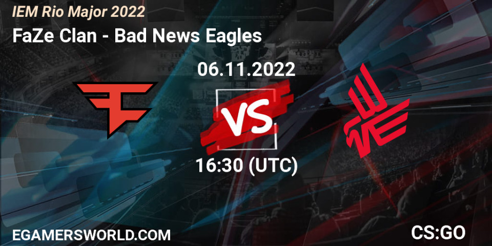 FaZe Clan VS Bad News Eagles Counter-Strike (CS2) Betting Tips, Stream ...