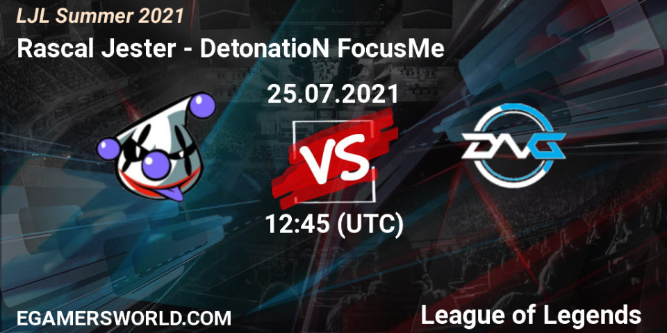 Rascal Jester vs DetonatioN FocusMe: Betting TIp, Match Prediction. 25. ...
