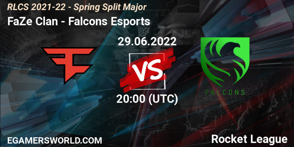 FaZe Clan VS Team Falcons Rocket League Betting Tips, Stream, LiveScore ...