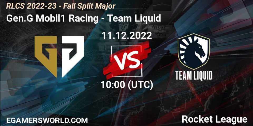 Gen.G Mobil1 Racing VS Team Liquid Rocket League Betting Tips, Stream, LiveScore, Results on EGW☕