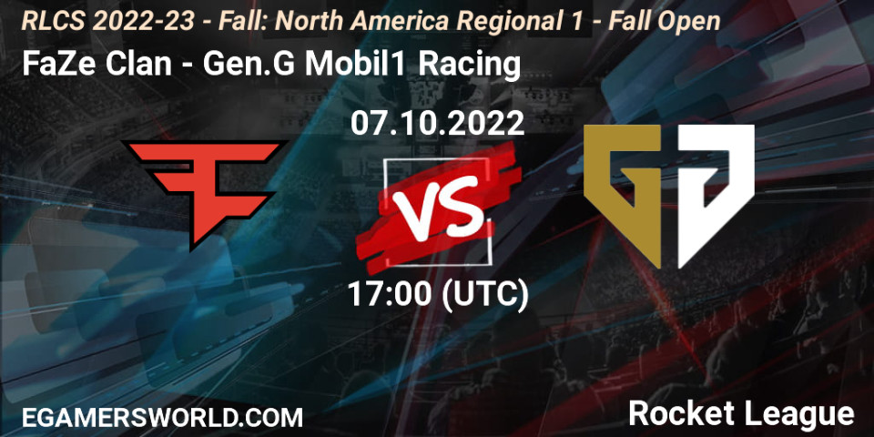 FaZe Clan VS Gen.G Mobil1 Racing Rocket League Betting Tips, Stream ...