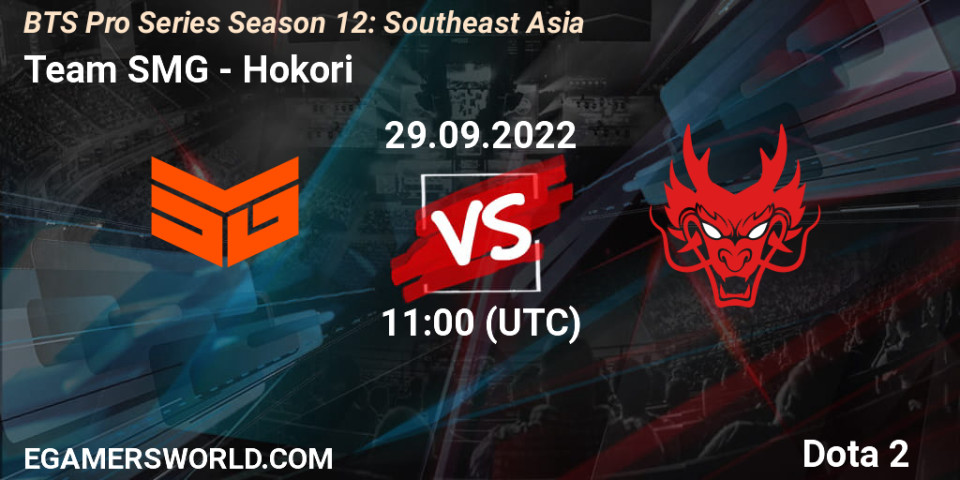 Team SMG vs Hokori: Betting TIp, Match Prediction. 29.09.2022 at 11:18. Dota 2, BTS Pro Series ...