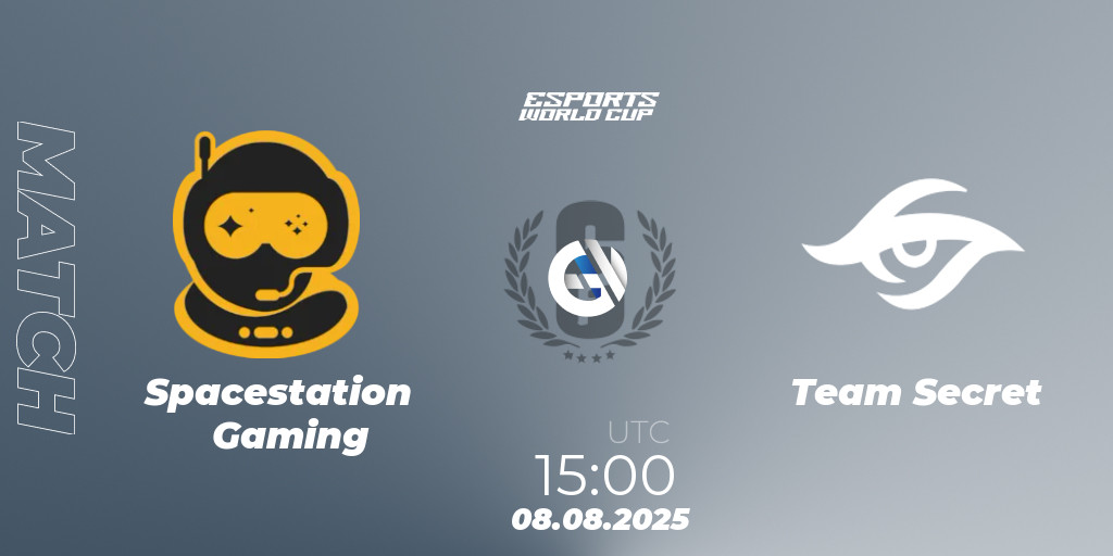 Spacestation Gaming VS Team Secret Rainbow Six Betting Tips, Stream, LiveScore, Results on EGW☕