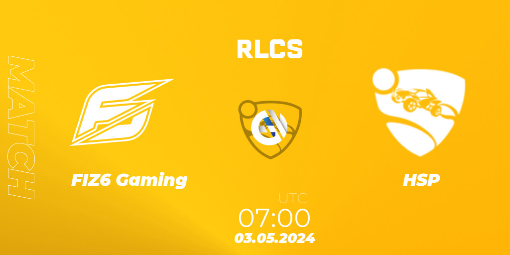 FIZ6 Gaming VS HSP Rocket League Betting Tips, Stream, LiveScore ...