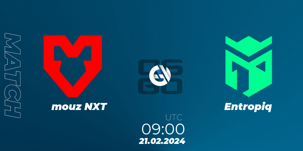 mouz NXT vs Entropiq: Betting TIp, Match Prediction. 21.02.2024 at 09:00. Counter-Strike (CS2 ...