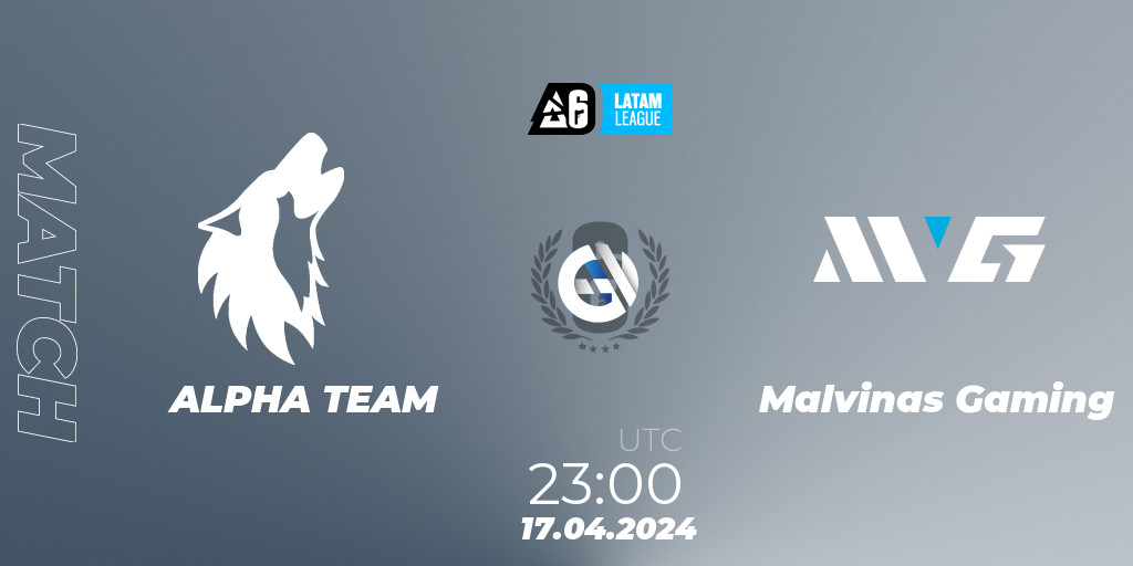 ALPHA TEAM VS Malvinas Gaming Rainbow Six Betting Tips, Stream, LiveScore, Results on EGW☕