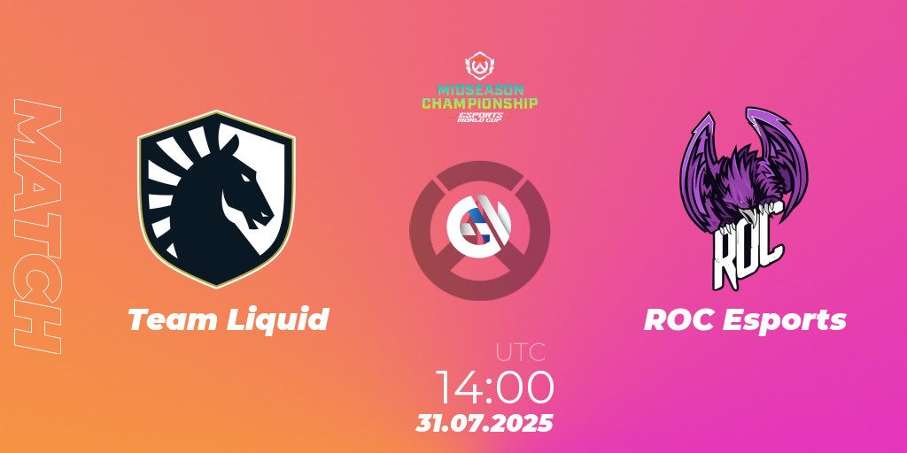 Team Liquid VS ROC Esports Overwatch Betting Tips, Stream, LiveScore, Results on EGW☕