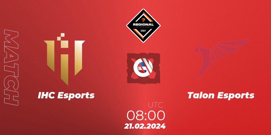 IHC Esports vs Talon Esports: Betting TIp, Match Prediction. 21.02.2024 at 08:01. Dota 2, RES ...