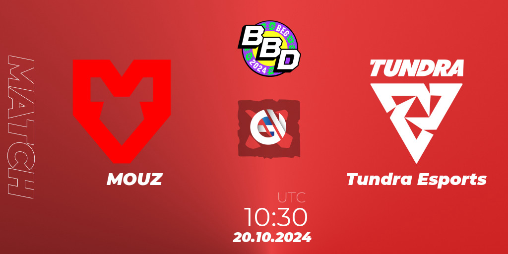 MOUZ vs Tundra Esports: Betting TIp, Match Prediction. 20.10.2024 at 10:40. Dota 2, BetBoom ...