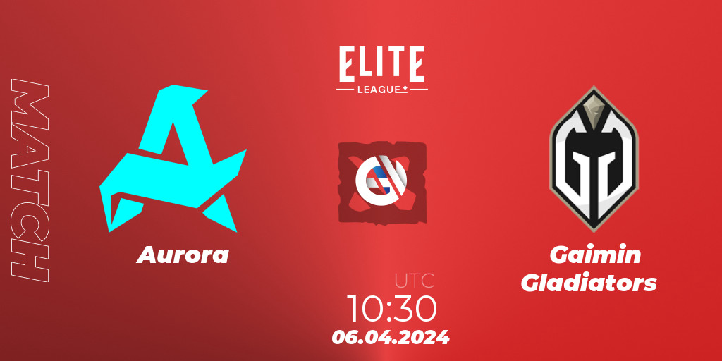 Aurora VS Gaimin Gladiators Dota 2 Betting Tips, Stream, LiveScore, Results on EGW☕
