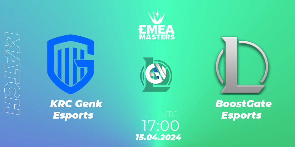KRC Genk Esports VS BoostGate Esports LoL Betting Tips, Stream, LiveScore, Results on EGW