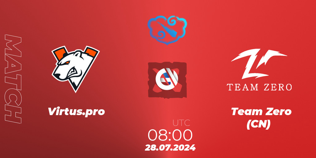 Virtus.pro vs Team Zero (CN): Betting TIp, Match Prediction. 28.07.2024 at 07:20. Dota 2 ...