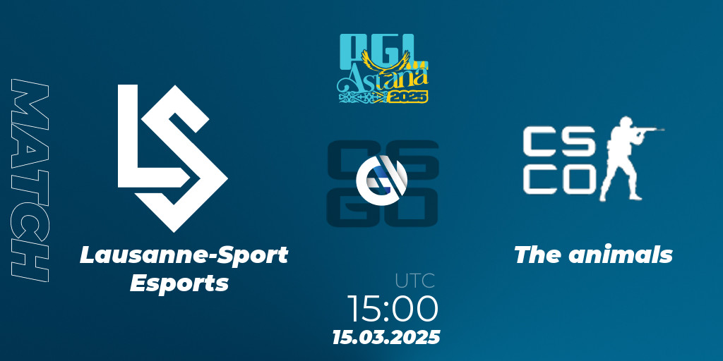 Lausanne-Sport Esports VS The animals Counter-Strike (CS2) Betting Tips, Stream, LiveScore ...
