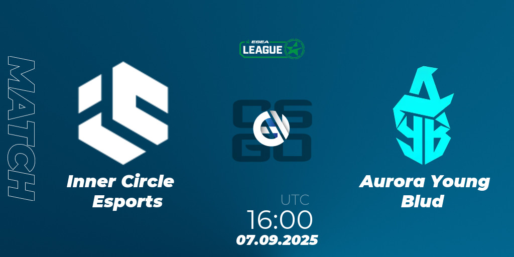 Inner Circle Esports VS Aurora Young Blud: 07.09.2025 at 16:00. Counter-Strike (CS2) Betting ...