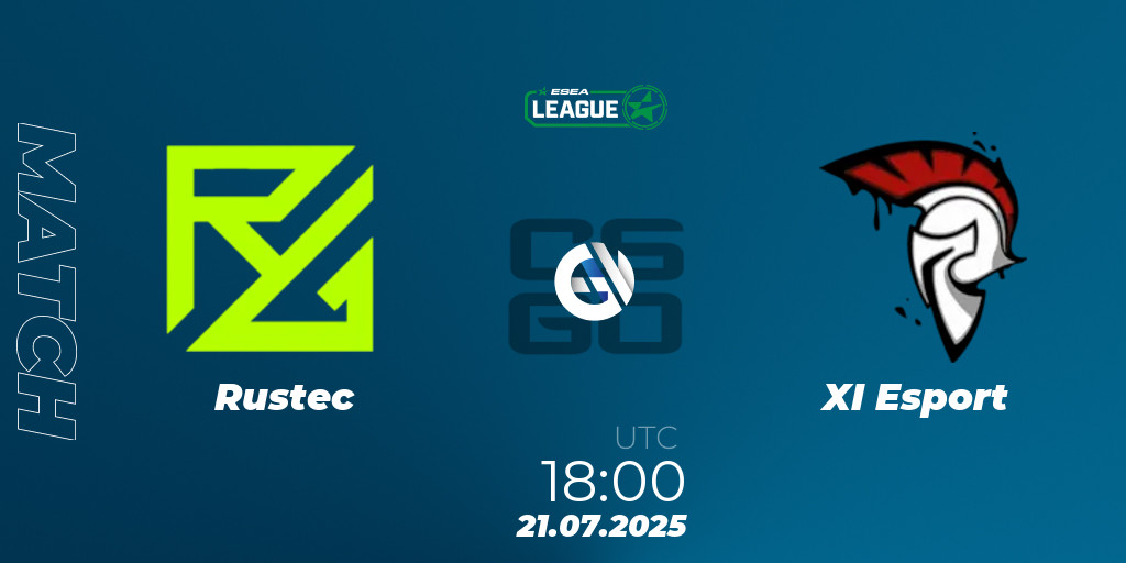 Rustec VS XI Esport: 21.07.2025 at 18:00. Counter-Strike (CS2) Betting ...
