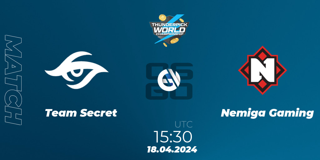 Team Secret VS Nemiga Gaming: 18.04.2024 at 15:30. Counter-Strike (CS2) Betting Tips, Stream ...