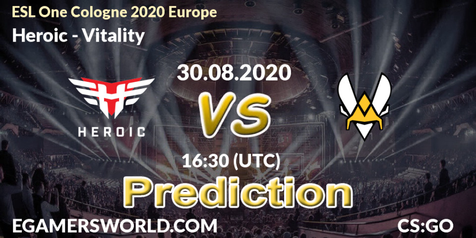 Heroic vs Vitality: Betting TIp, Match Prediction. 30.08.2020 at 16:30. Counter-Strike (CS2 ...