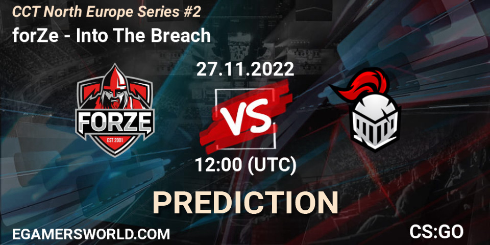forZe vs Into The Breach: Betting TIp, Match Prediction. 27.11.22. CS2 ...