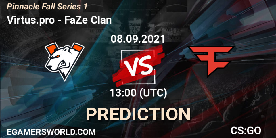 Virtus.pro vs FaZe Clan: Betting TIp, Match Prediction. 08.09.2021 at 13:00. Counter-Strike (CS2 ...