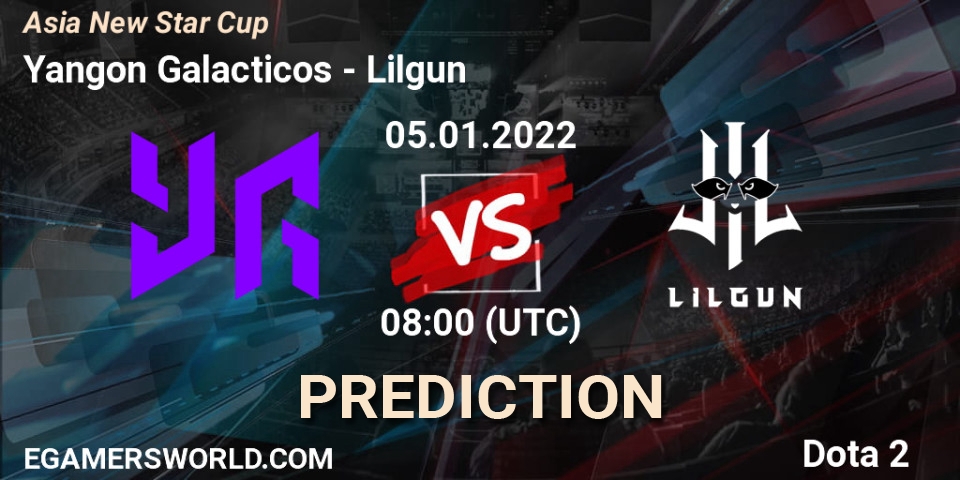 Violet vs Lilgun: Betting TIp, Match Prediction. 05.01.22. Dota 2, Asia New Star Cup