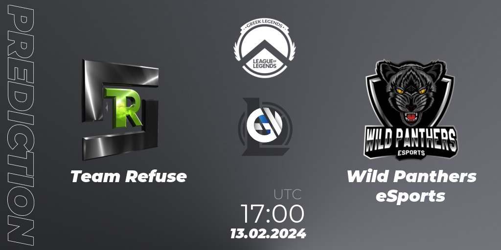 Team Refuse vs Wild Panthers eSports: Betting TIp, Match Prediction. 13.02.2024 at 17:00. LoL ...