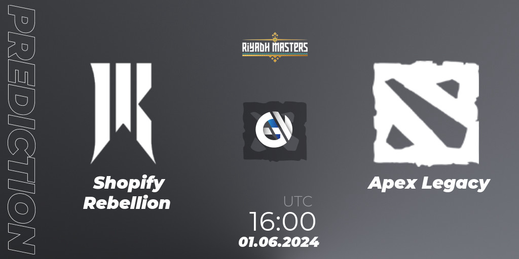 Shopify Rebellion vs Apex Legacy: Betting TIp, Match Prediction. 01.06. ...