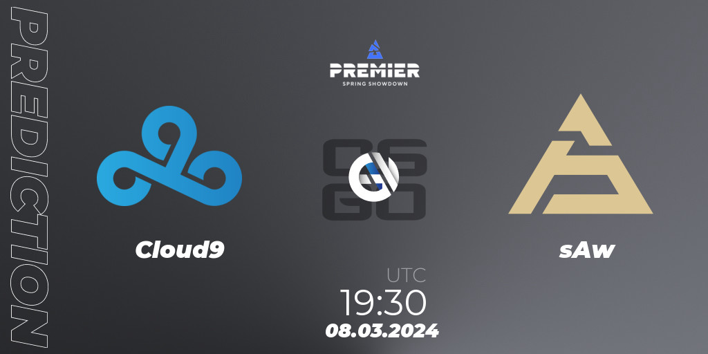 Cloud9 vs sAw: Betting TIp, Match Prediction. 08.03.24. CS2 (CS:GO), BLAST Premier: Spring ...
