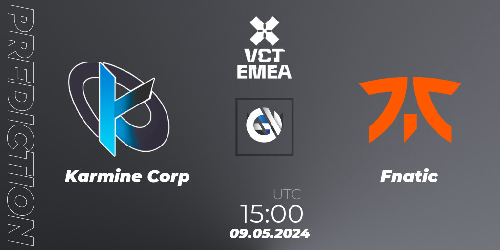 Karmine Corp vs Fnatic: Betting TIp, Match Prediction. 09.05.2024 at 15:00. VALORANT, VCT 2024 ...