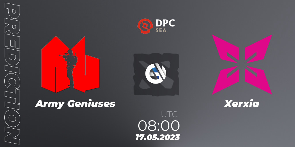 Army Geniuses vs Xerxia: Betting TIp, Match Prediction. 17.05.2023 at 05:00. Dota 2, DPC 2023 ...