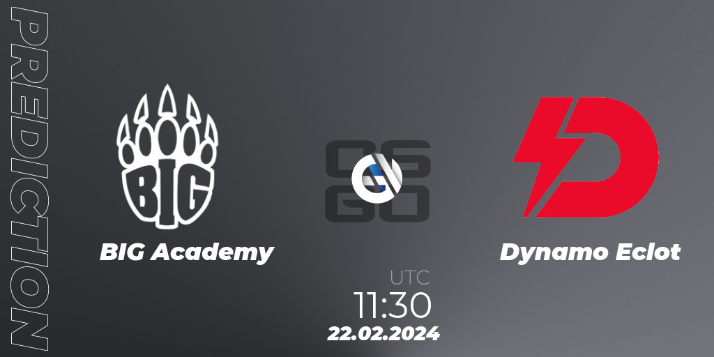 BIG Academy vs Dynamo Eclot: Betting TIp, Match Prediction. 22.02.2024 ...