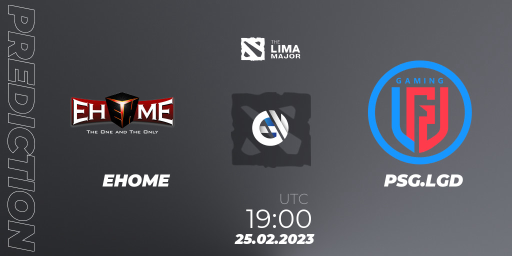 EHOME vs PSG.LGD: Betting TIp, Match Prediction. 25.02.2023 at 19:37. Dota 2, The Lima Major 2023