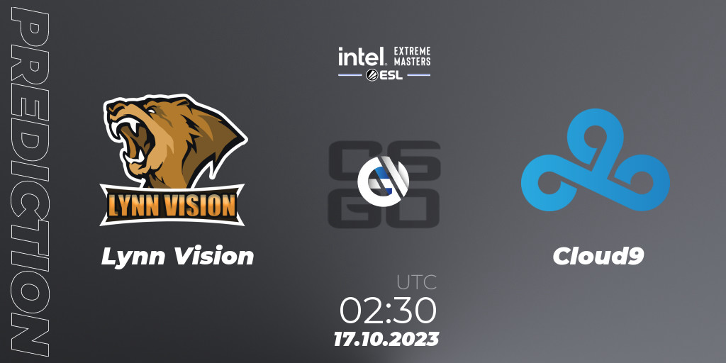 Lynn Vision vs Cloud9: Betting TIp, Match Prediction. 17.10.2023 at 05:30. Counter-Strike (CS2 ...