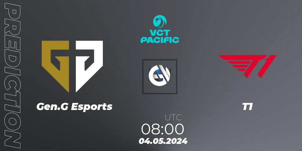 Gen.G Esports vs T1: Betting TIp, Match Prediction. 04.05.2024 at 08:00 ...