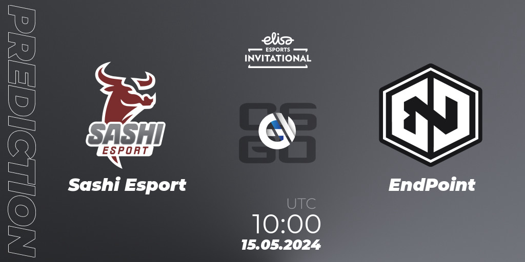 Sashi Esport vs EndPoint: Betting TIp, Match Prediction. 15.05.2024 at 10:00. Counter-Strike ...