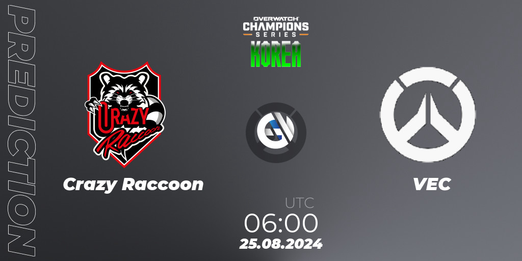 Crazy Raccoon vs VEC: Betting TIp, Match Prediction. 25.08.2024 at 06: ...