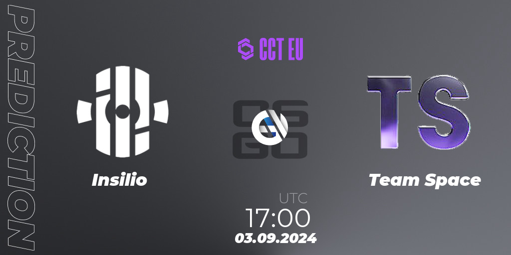 Insilio vs Team Space: Betting TIp, Match Prediction. 03.09.2024 at 17: ...