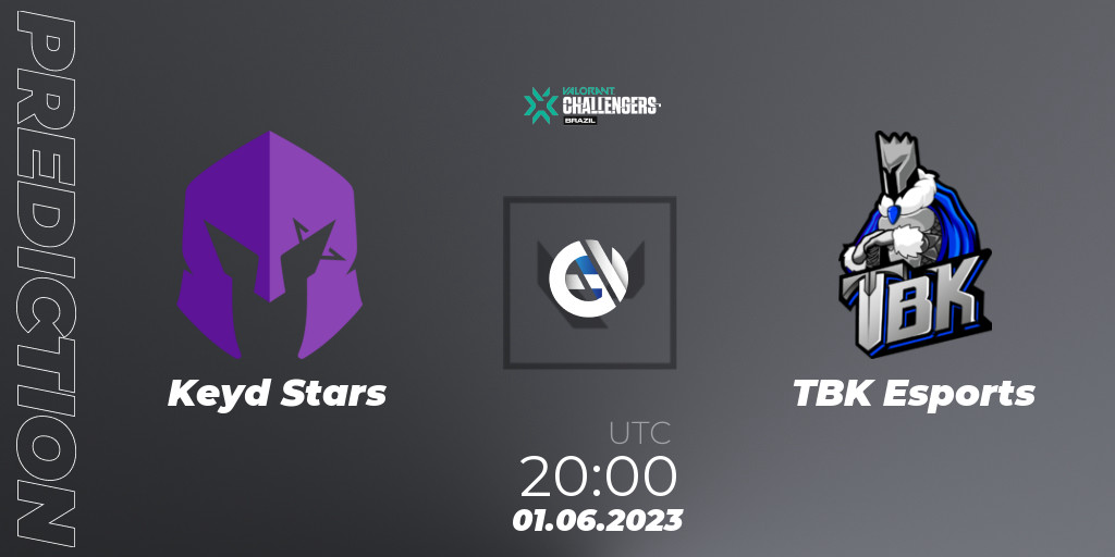 Keyd Stars vs TBK Esports: Betting TIp, Match Prediction. 01.06.2023 at 20:15. VALORANT ...