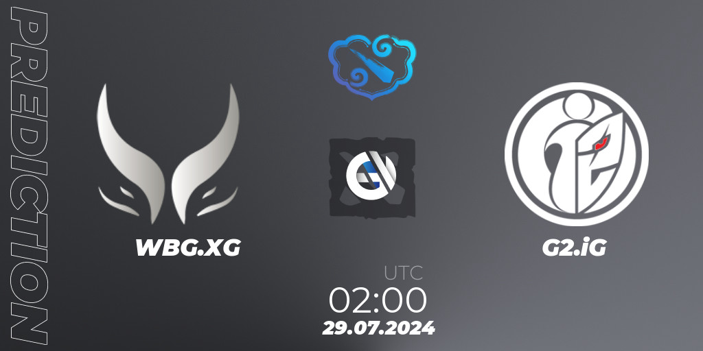 WBG.XG vs G2.iG: Betting TIp, Match Prediction. 30.07.2024 at 02:20. Dota 2, Clavision Dota ...