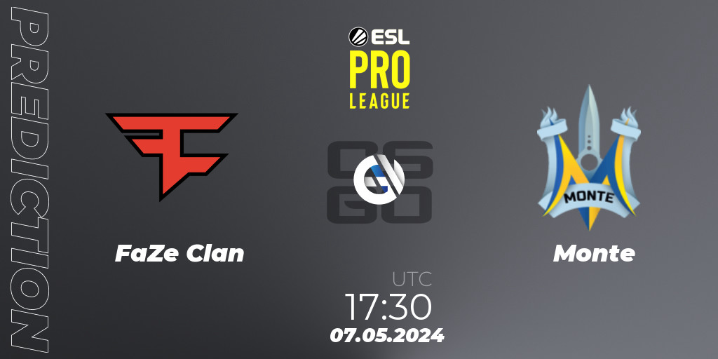 FaZe Clan vs Monte: Betting TIp, Match Prediction. 07.05.2024 at 17:30 ...