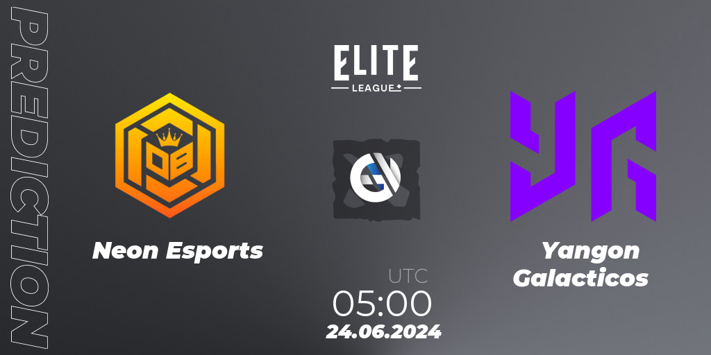 Neon Esports vs Yangon Galacticos: Betting TIp, Match Prediction. 24.06 ...