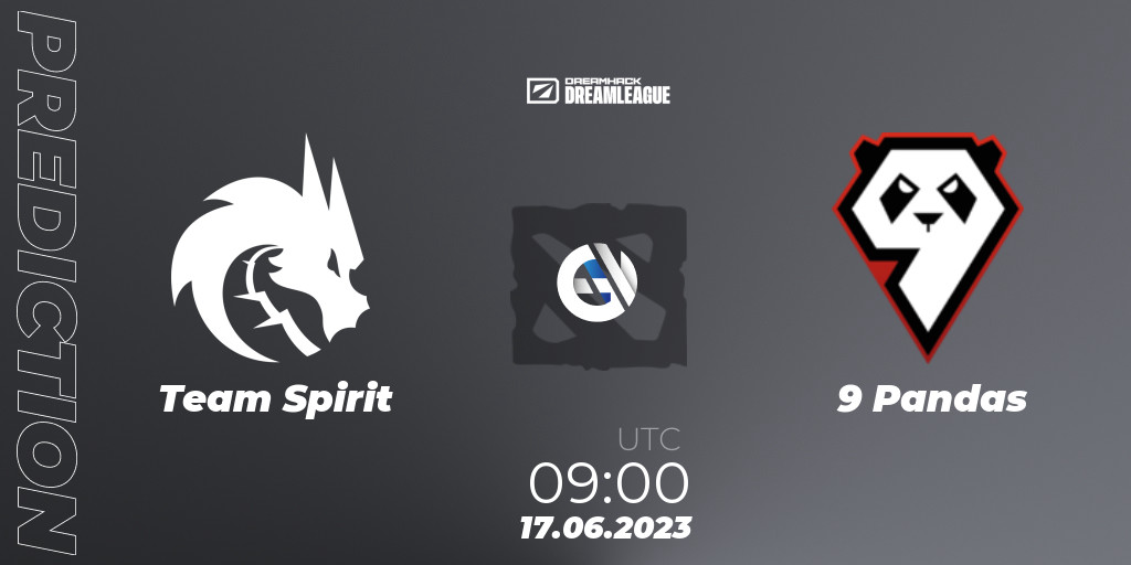 Team Spirit vs 9 Pandas: Betting TIp, Match Prediction. 17.06.2023 at 08:57. Dota 2, DreamLeague ...