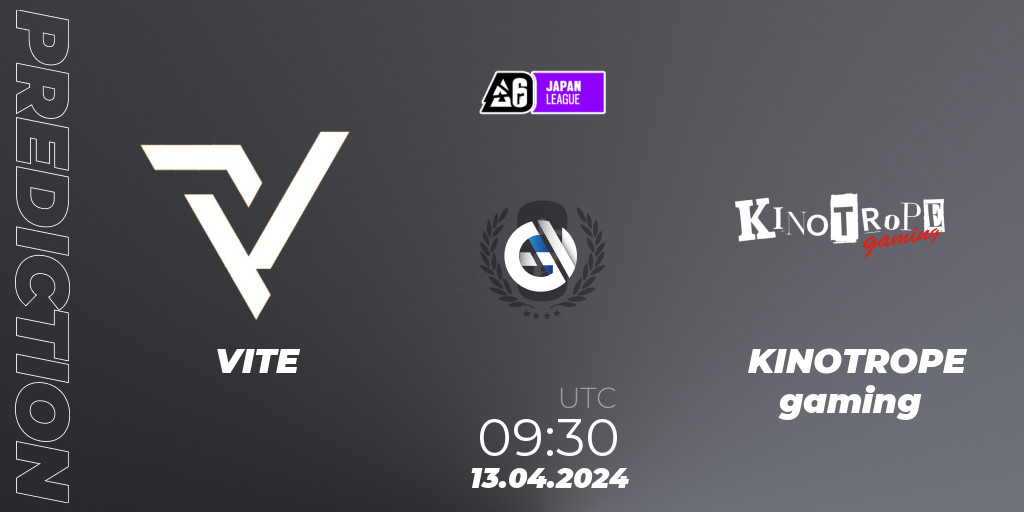 VITE vs KINOTROPE gaming: Betting TIp, Match Prediction. 13.04.2024 at ...