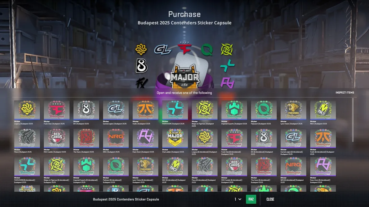 StarLadder Budapest Major 2025 Stickers Overview - , Gaming Blog