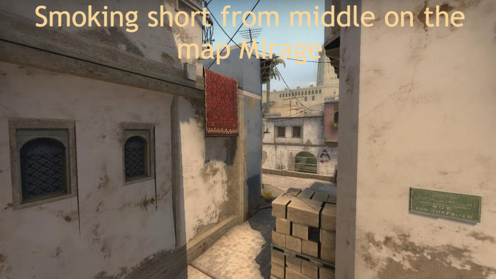 Smoking short from middle on the map Mirage - Counter-Strike (CS2), Gaming Blog