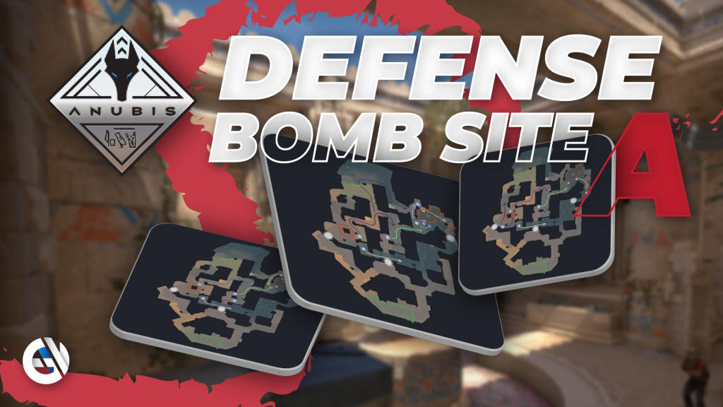 The defense of the bombsite A on the map Anubis - Counter-Strike (CS2 ...