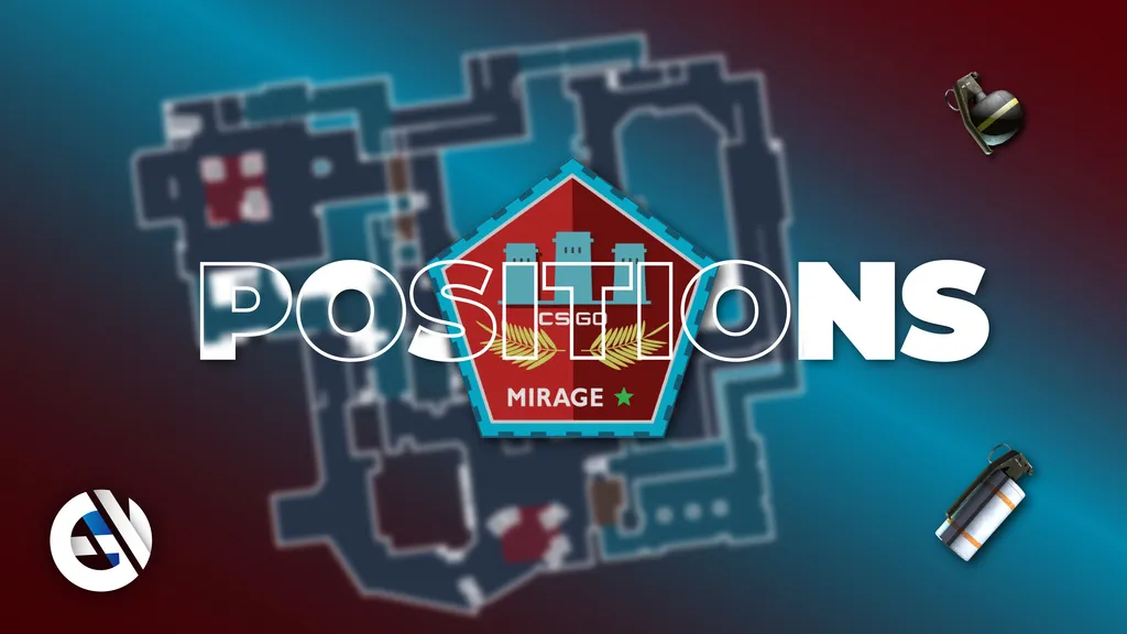 Mirage CS:GO map callouts. All position, spawn, apartment