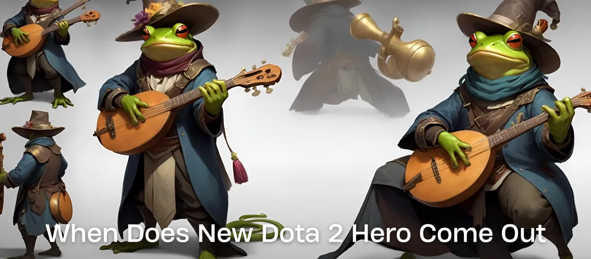 Dota 2 New Hero Bard Frog Announcement