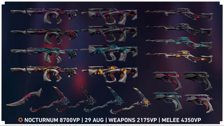Is it worth buying the Nocturnum Valorant Bundle? Details – All Skins List, Price, In-Game Look ...